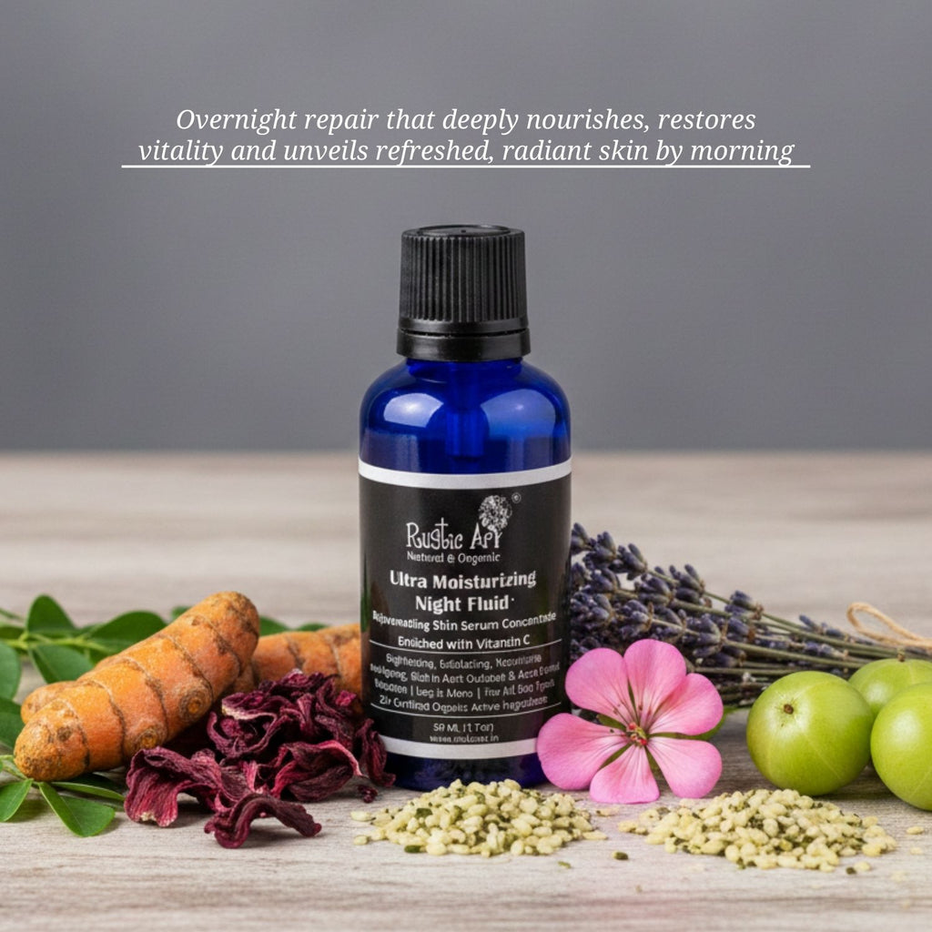 Organic Ultra Moisturizing Night Fluid – Rustic Art